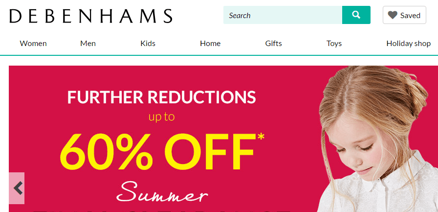 24% Debenhams Gutscheine + 80% Rabatt einlösen • September 2025 | AlleCodes