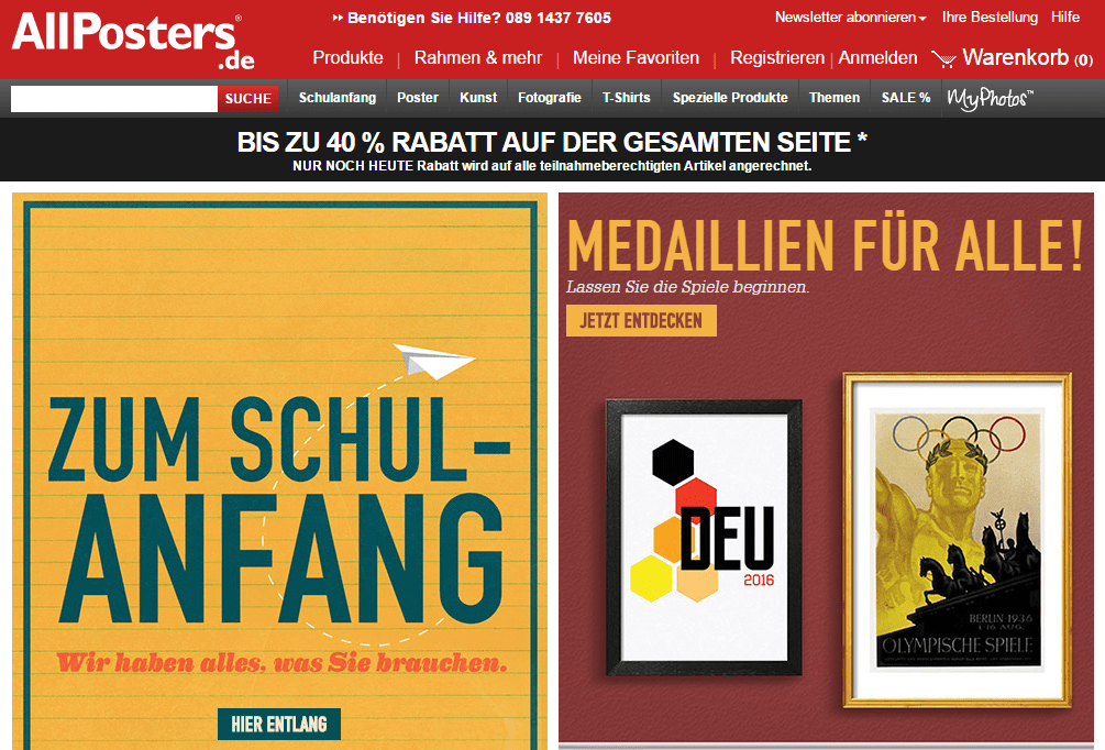 AllPosters Gutscheine » 15% Rabatt + 29 Angebote - Dezember 2025 ...