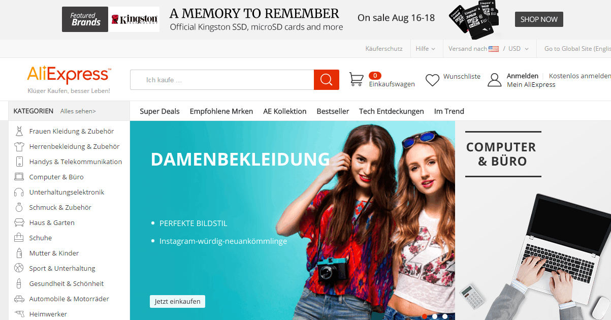 15 AliExpress Gutscheine 3$ + 90% Rabatt Code im April 2024 | AlleCodes